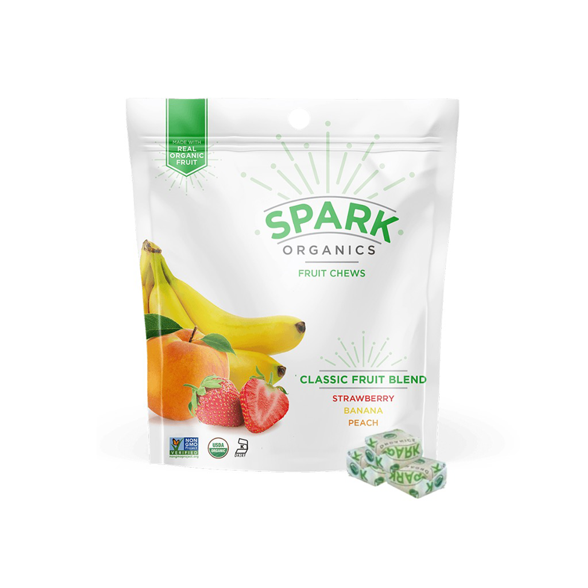 Spark Organics | Fruit Chews Vegan Gluten Free Organic Non-GMO